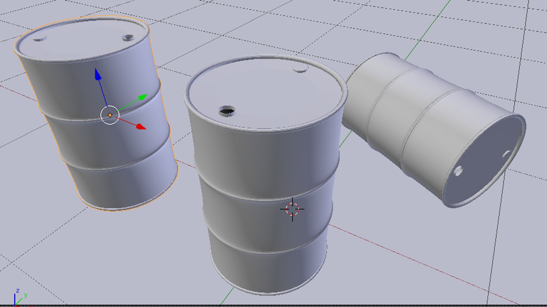 metal barrel 3d model