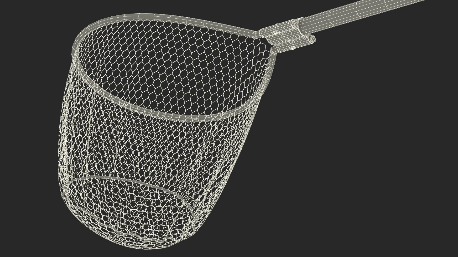 3D Sports Fishing Landing Net Model - TurboSquid 2140346