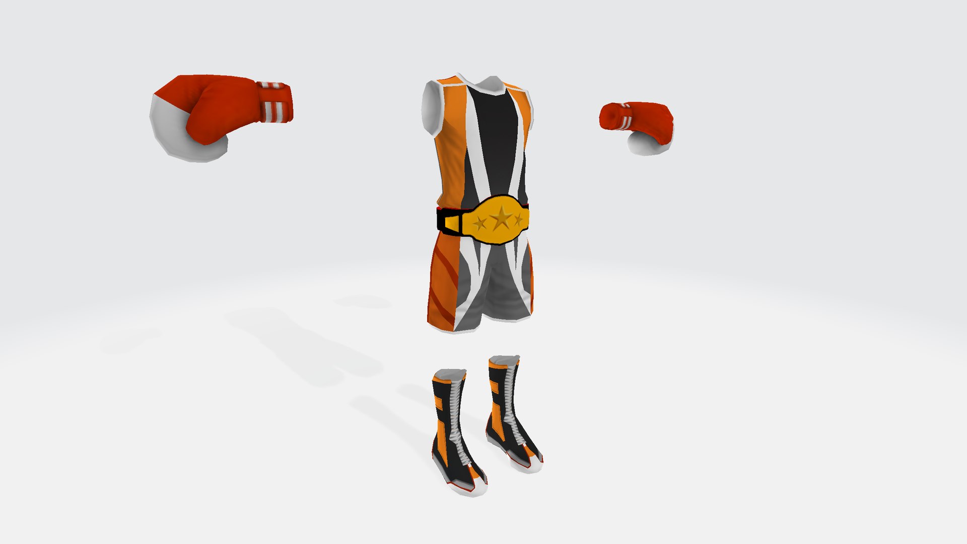3D Mens Boxing Equipment Model - TurboSquid 2349433