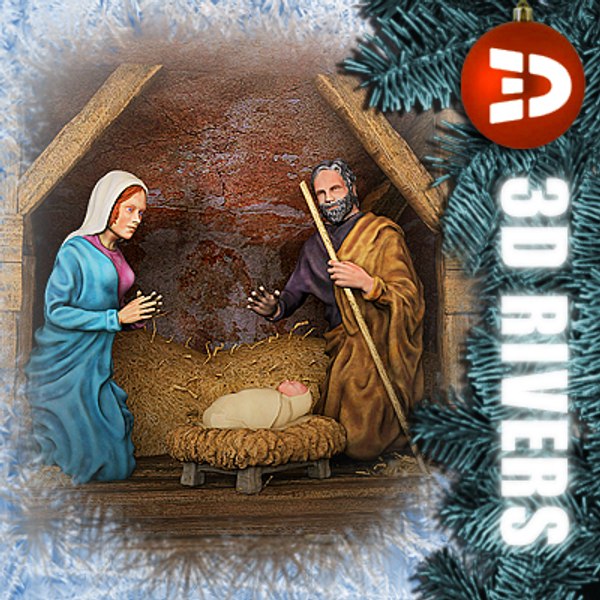 Nativity Set 3D Models for Download | TurboSquid
