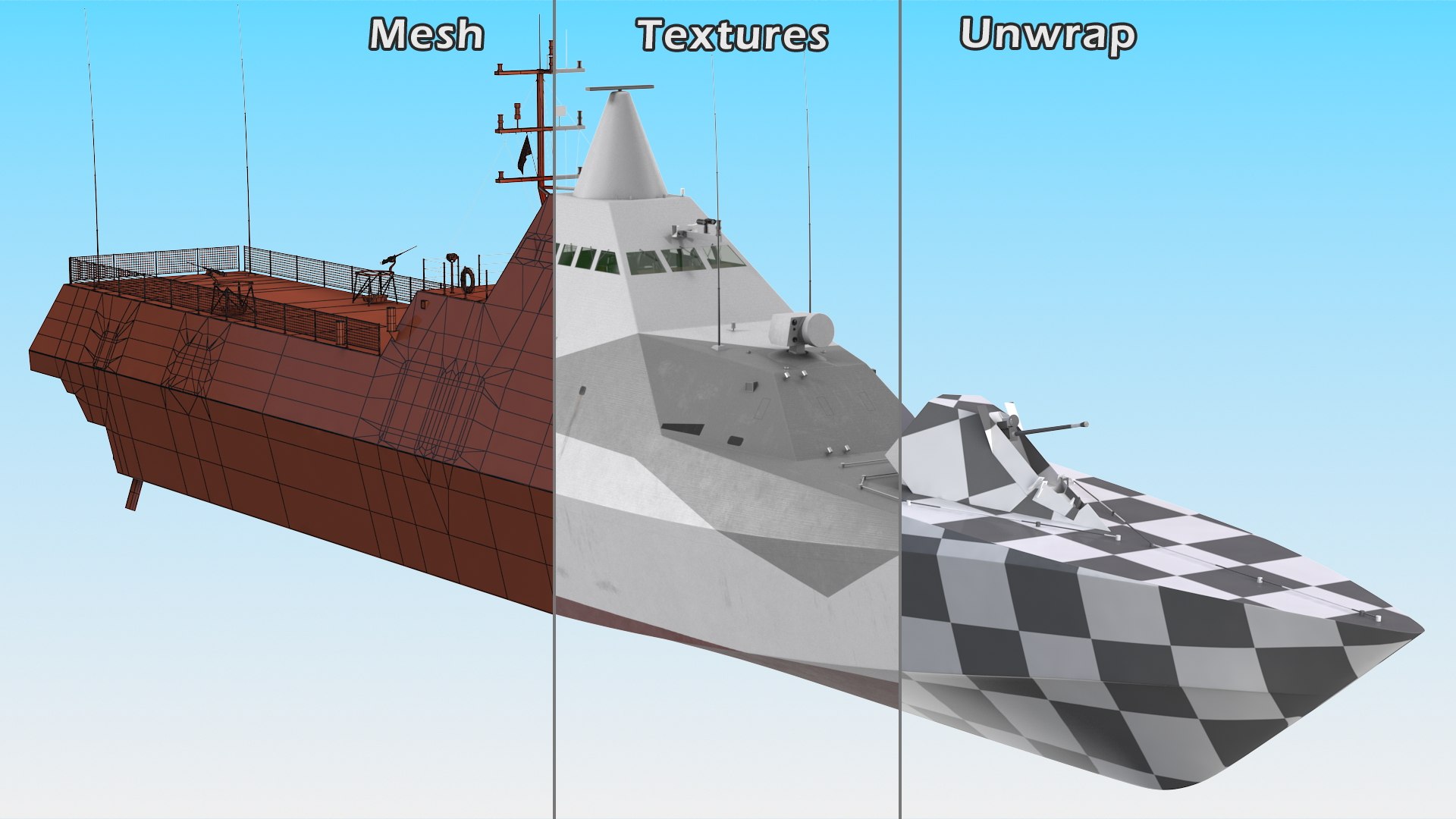 Corvette Visby Class Rigged 3D Model - TurboSquid 2018617