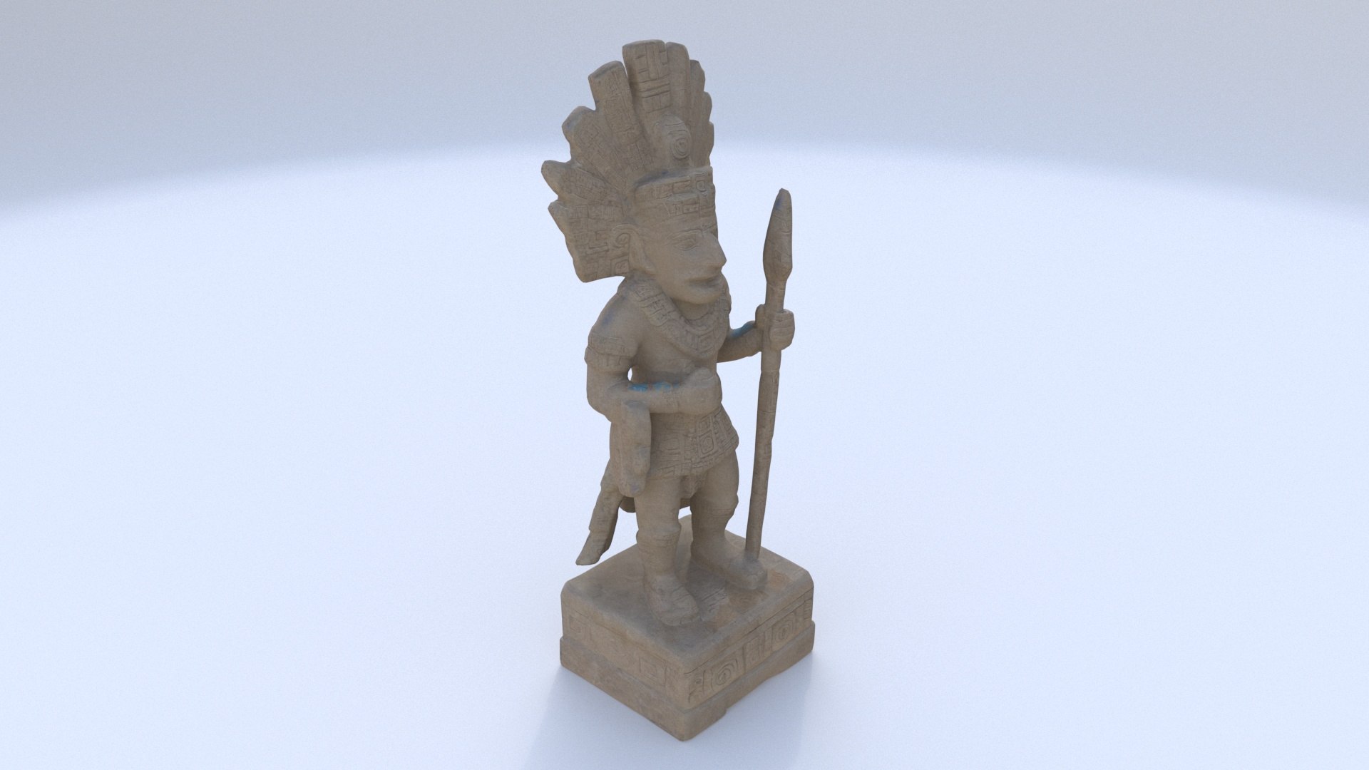 modelo 3d Estatua maya azteca10 - TurboSquid 2328476
