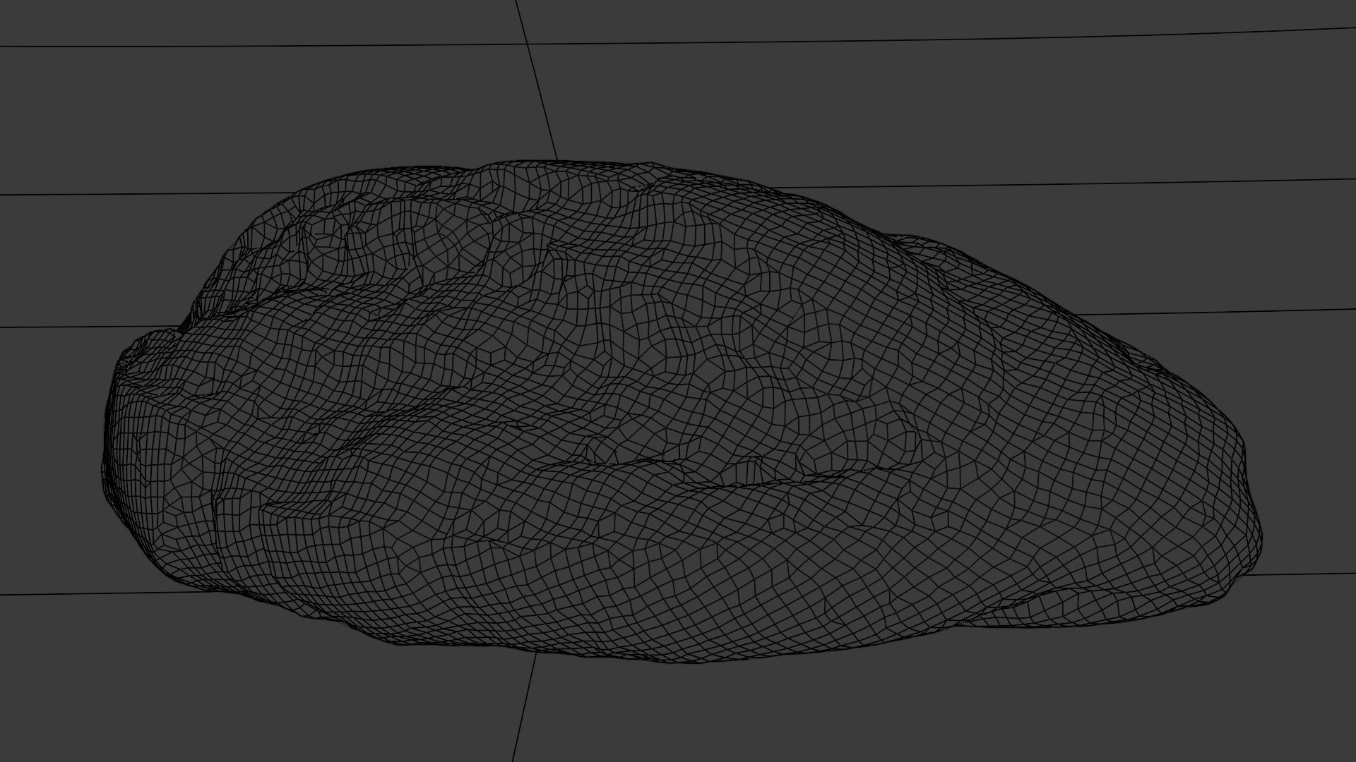 French Loaf Or French Bread With Corn And Cereals 3D Model - TurboSquid ...