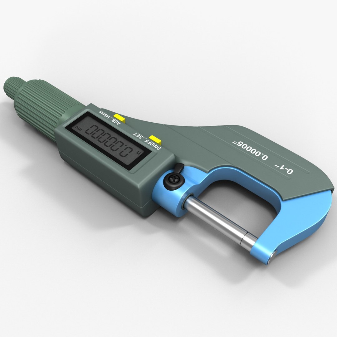 Digital Micrometer Accuremote 3d Model