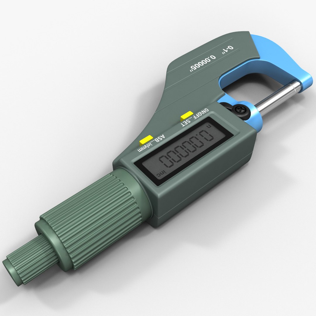 Digital Micrometer Accuremote 3d Model