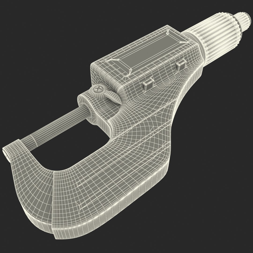 Digital Micrometer Accuremote 3d Model