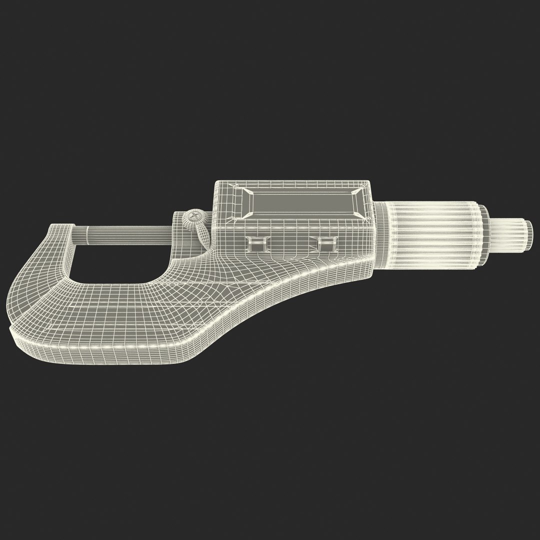 Digital Micrometer Accuremote 3d Model