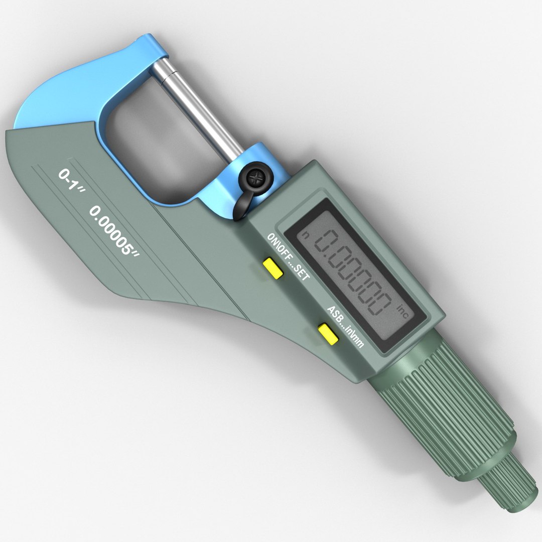 Digital Micrometer Accuremote 3d Model