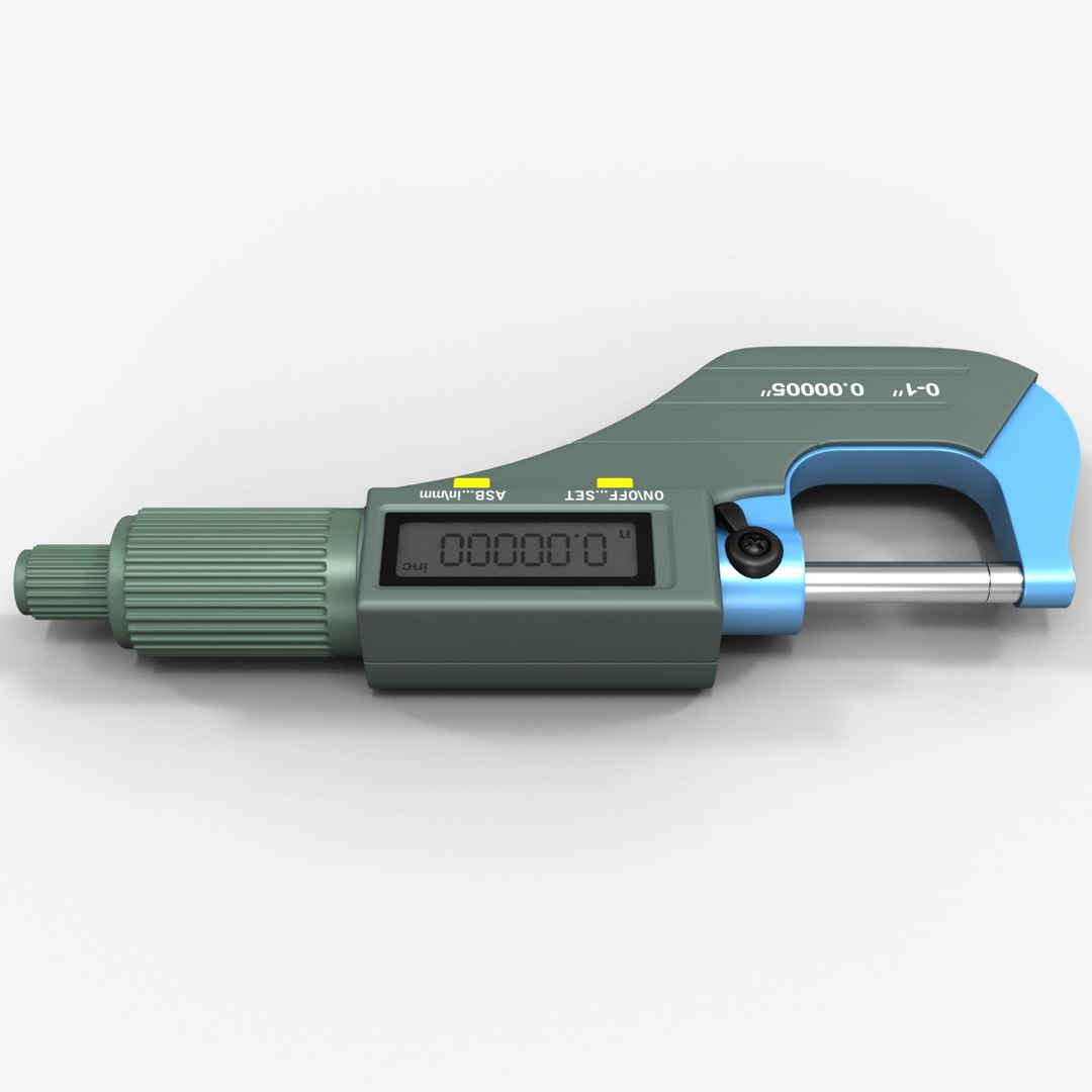 Digital Micrometer Accuremote 3d Model