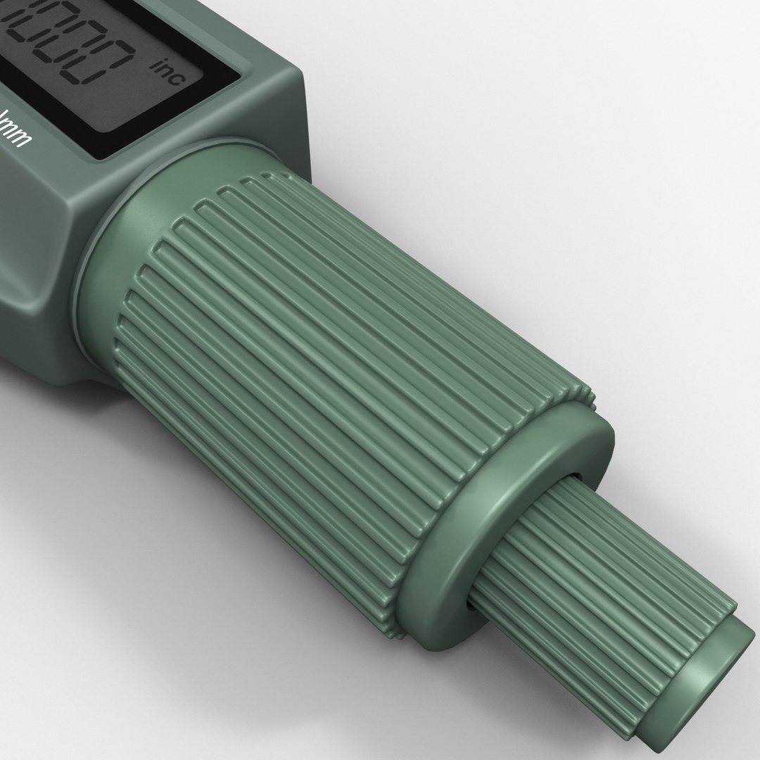 Digital Micrometer Accuremote 3d Model