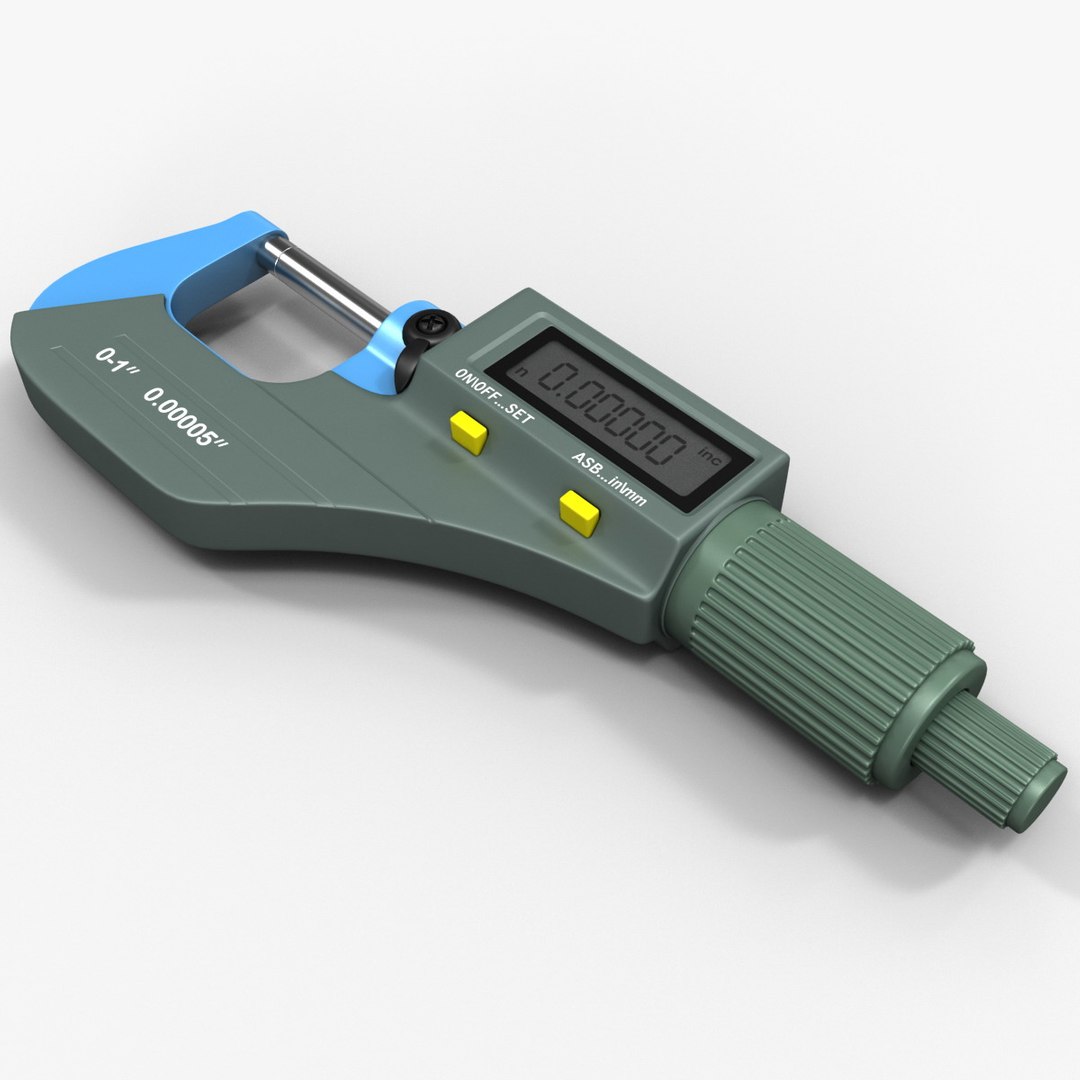 Digital Micrometer Accuremote 3d Model