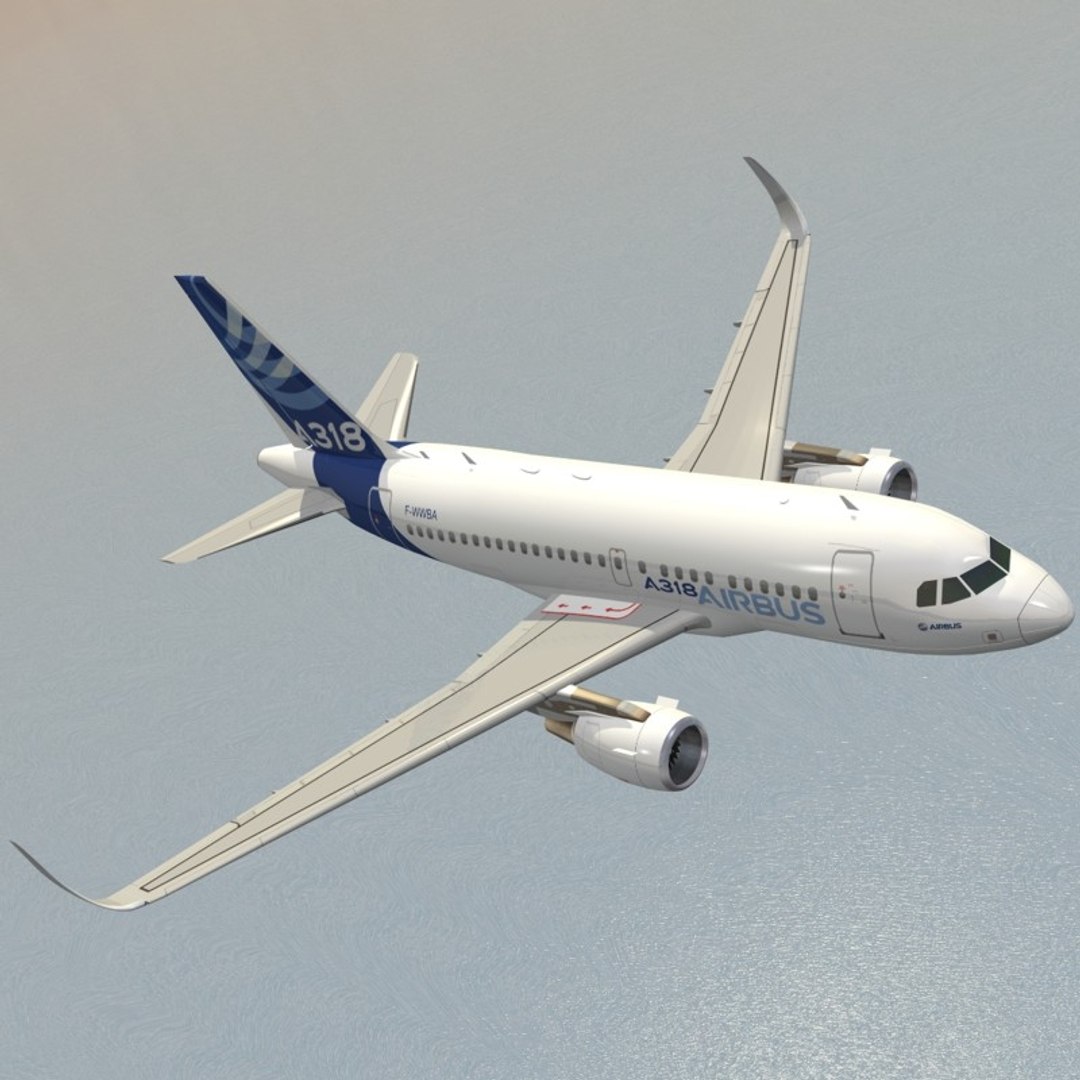 Airbus A318 With Sharklets - House Livery 3D Model - TurboSquid 960412