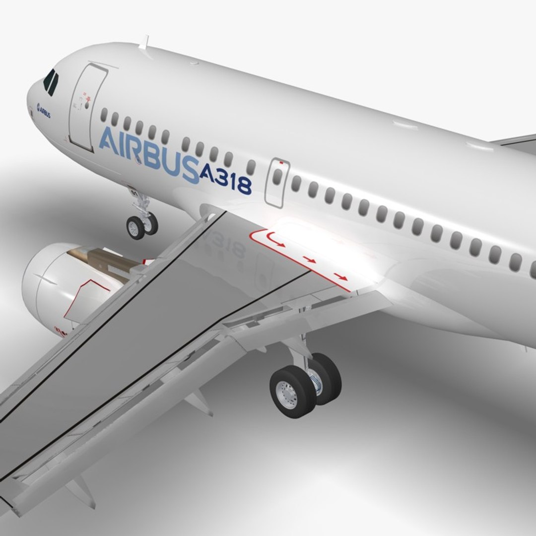 Airbus A318 With Sharklets - House Livery 3D Model - TurboSquid 960412