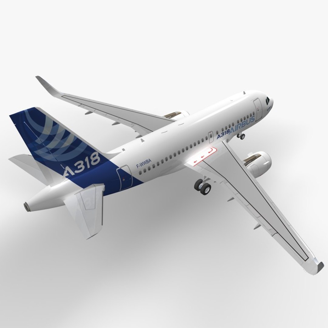 Airbus A318 With Sharklets - House Livery 3D Model - TurboSquid 960412