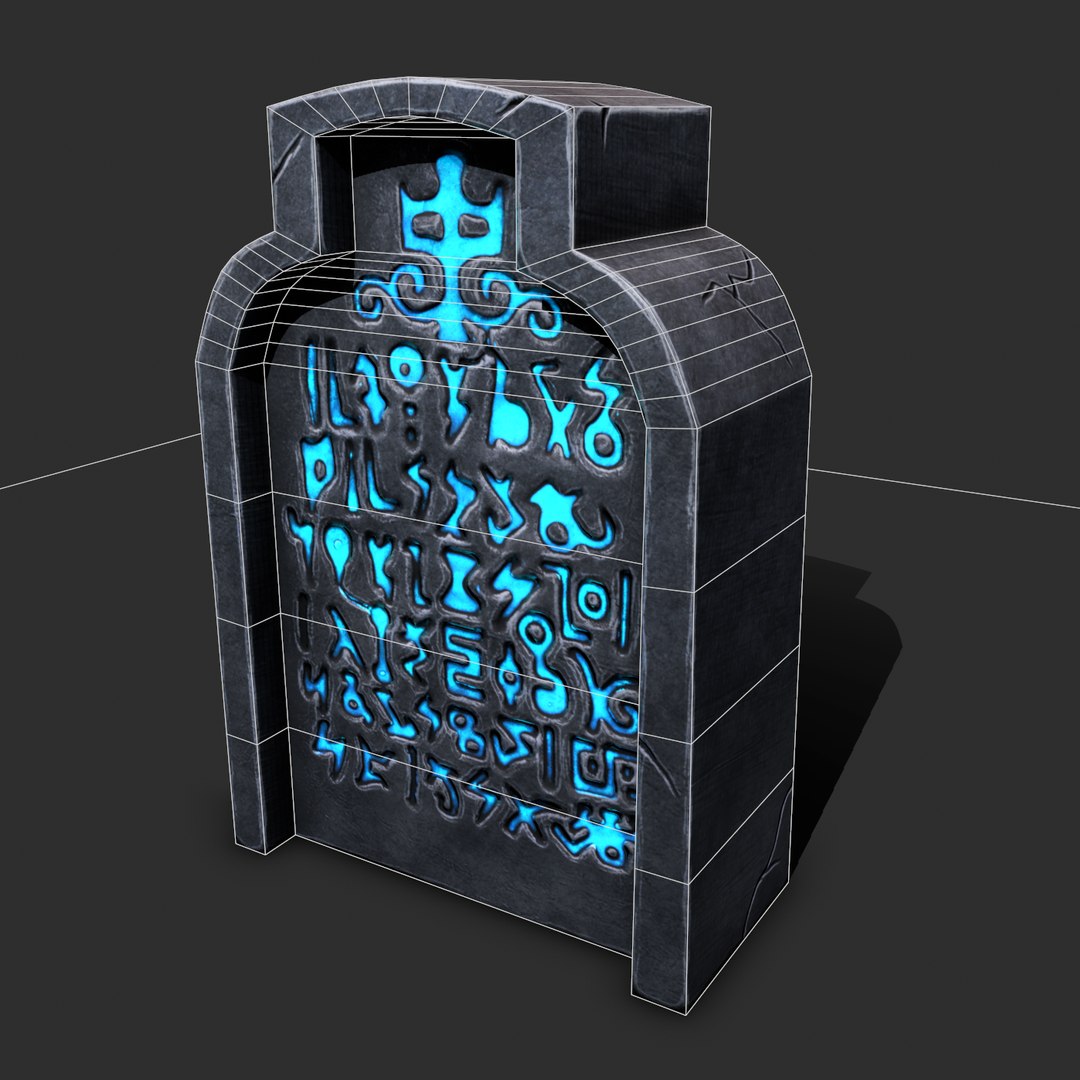 3D Gravestone Grave - TurboSquid 1205086