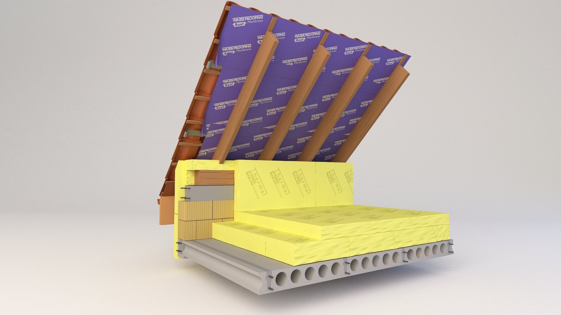 Thermal Insulation 3D Model - TurboSquid 1529193