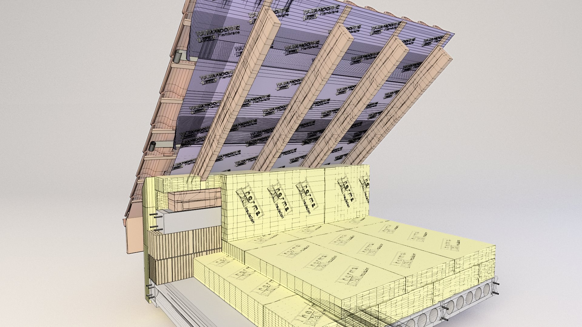 Thermal Insulation 3D Model - TurboSquid 1529193