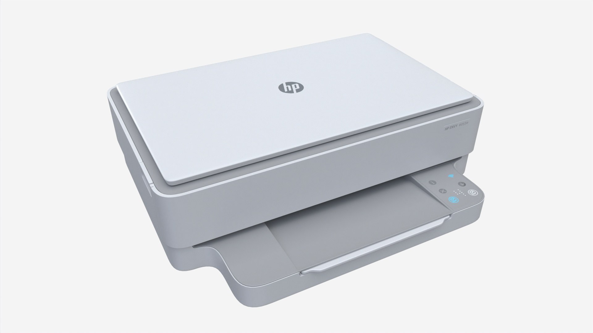 HP Envy 6055e All-in-One Printer3D模型 - TurboSquid 1969802