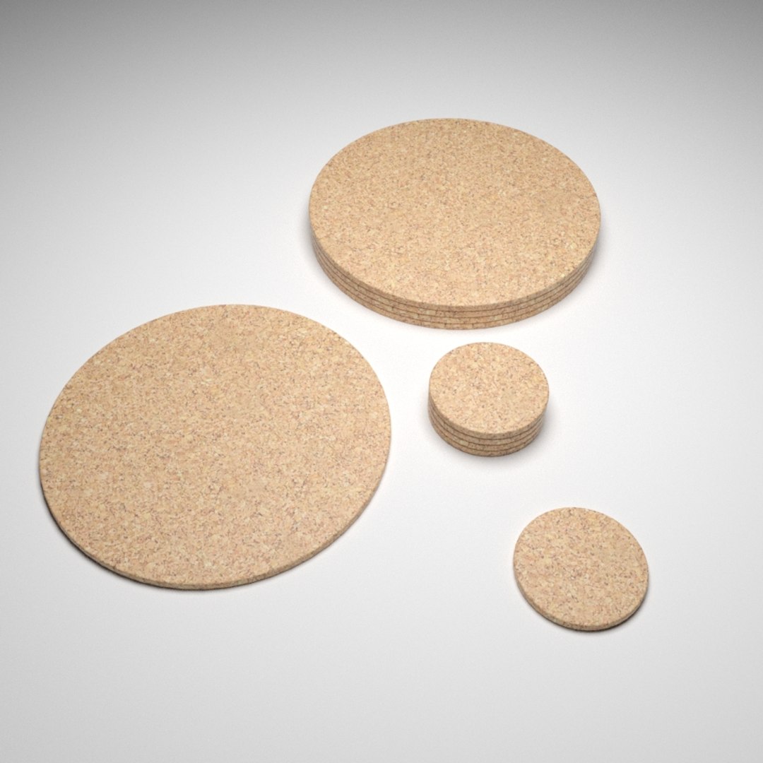 3D Cork Mats - TurboSquid 1615267