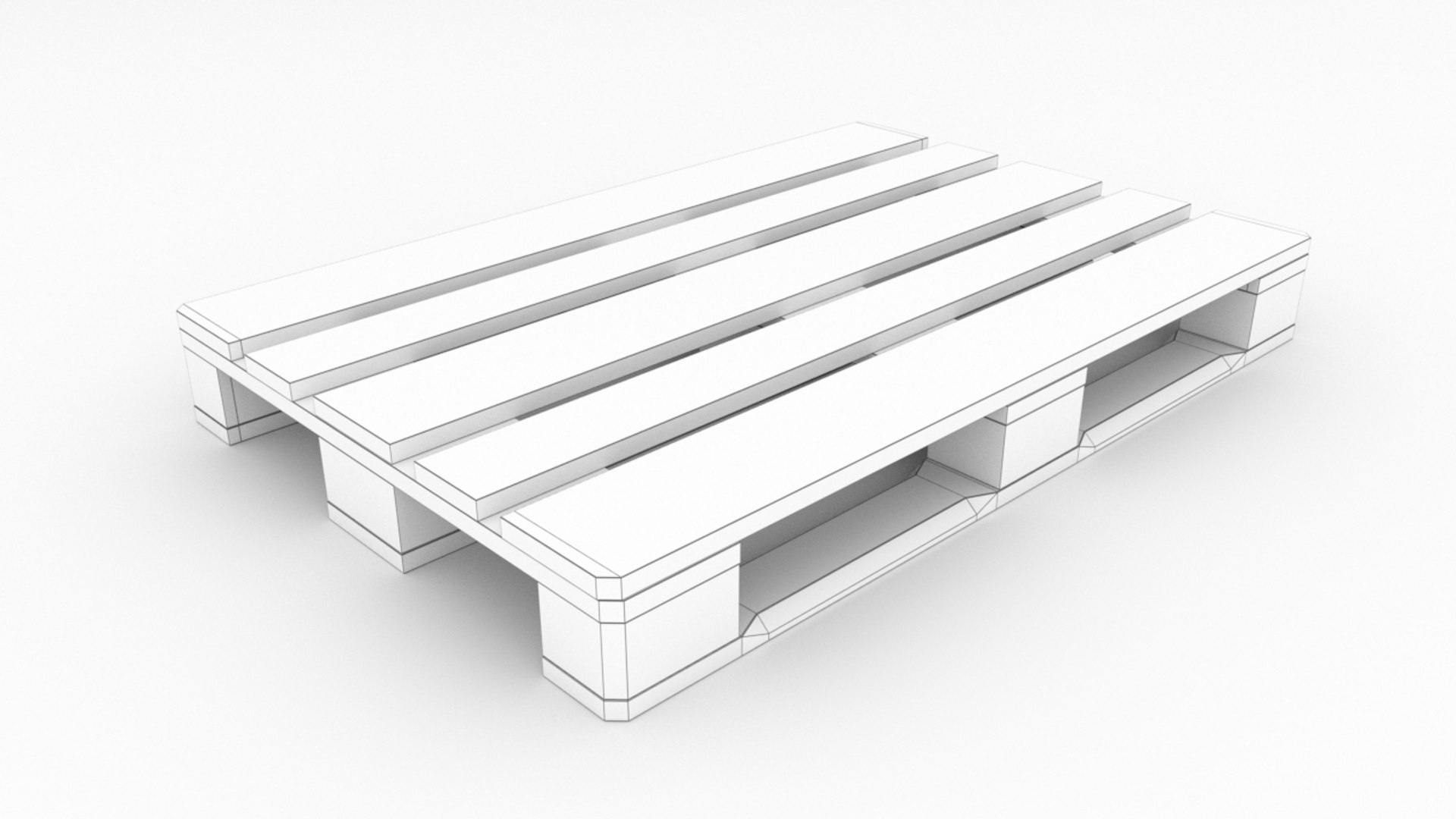 Wooden pallet model - TurboSquid 1572728