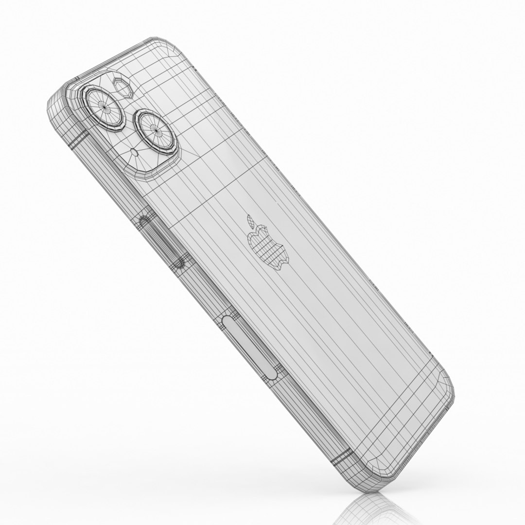 Apple iPhone 13 mini Starlight 3D model - TurboSquid 1847179