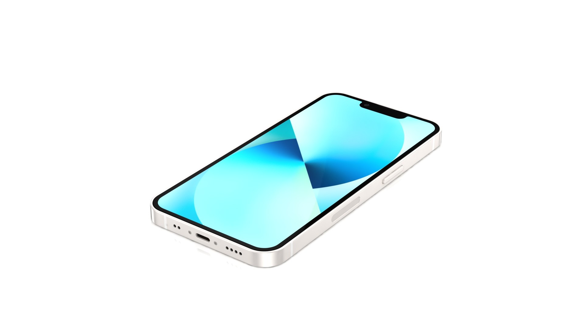 Apple iPhone 13 mini Starlight 3D model - TurboSquid 1847179