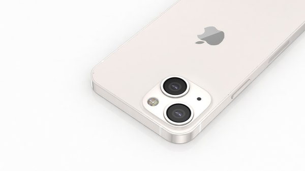modelo 3d Apple iPhone 13 mini luz de las estrellas - TurboSquid 1847179