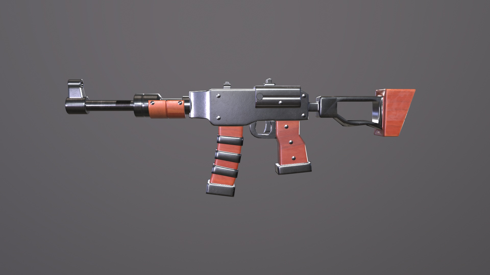 Stylized AK-47 Rifle 3D - TurboSquid 2028323