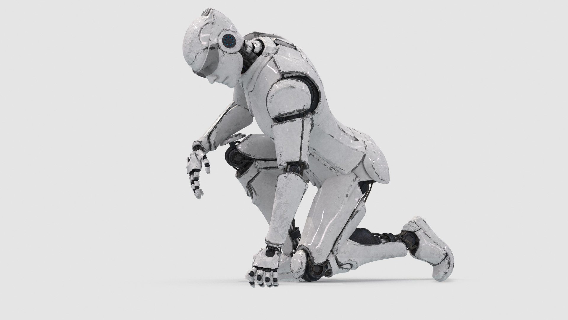 3D Male Cyborg Robot Rig - TurboSquid 2260254