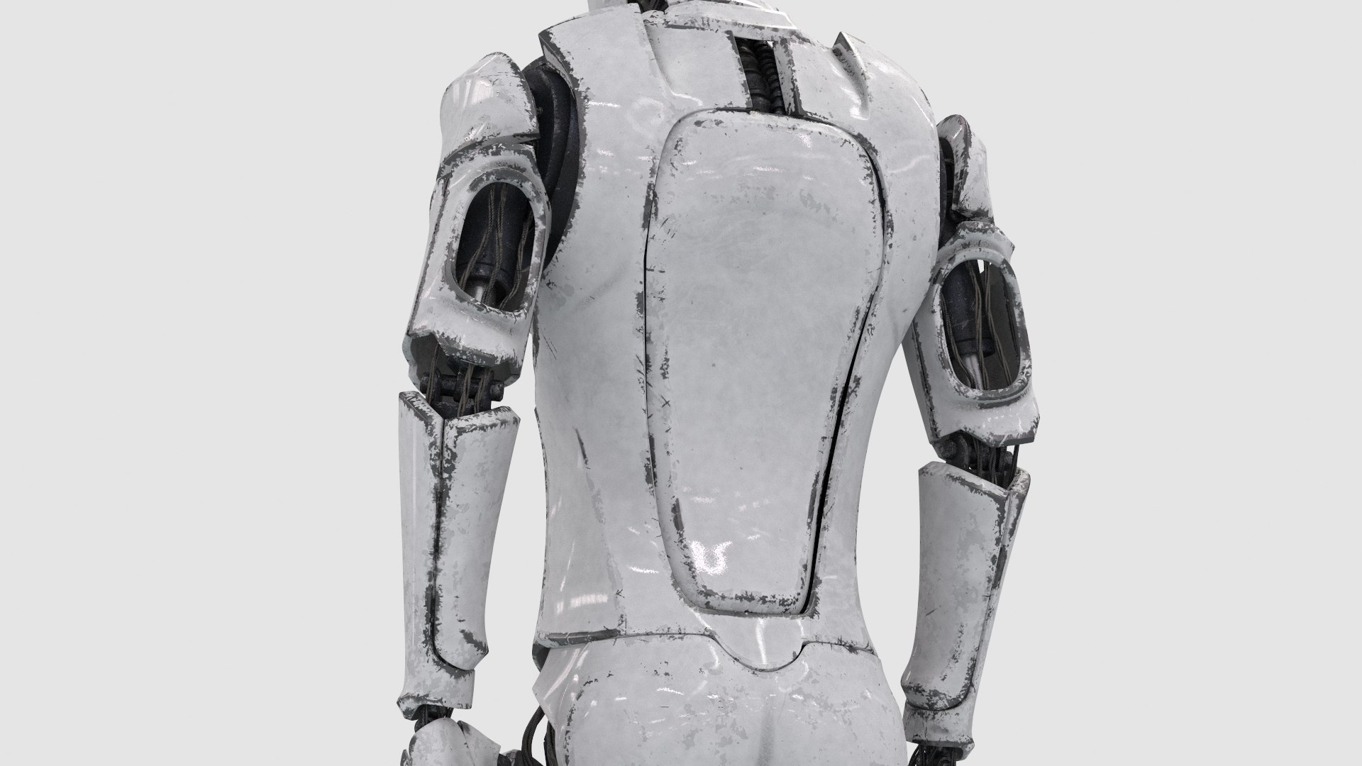 3D Male Cyborg Robot Rig - TurboSquid 2260254