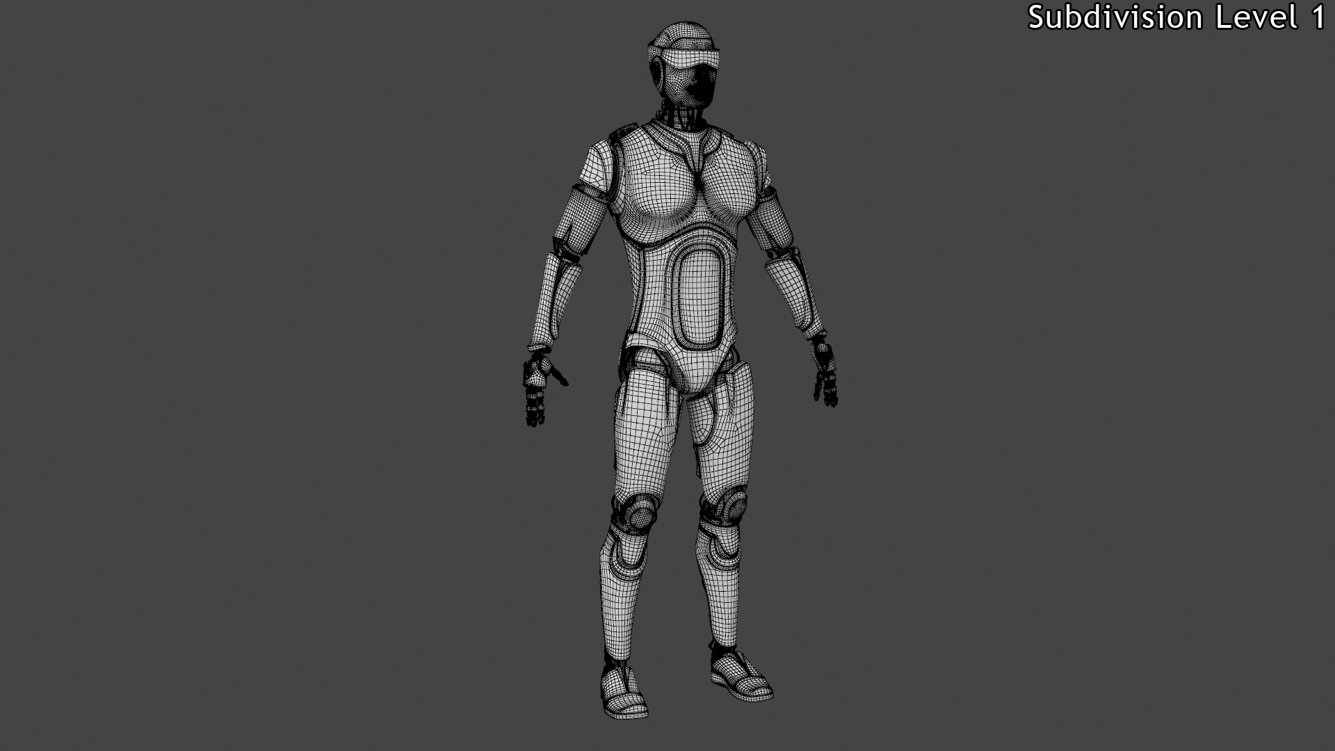 3D Male Cyborg Robot Rig - TurboSquid 2260254