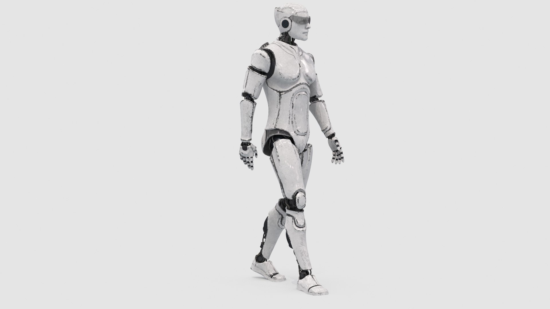 3D Male Cyborg Robot Rig - TurboSquid 2260254