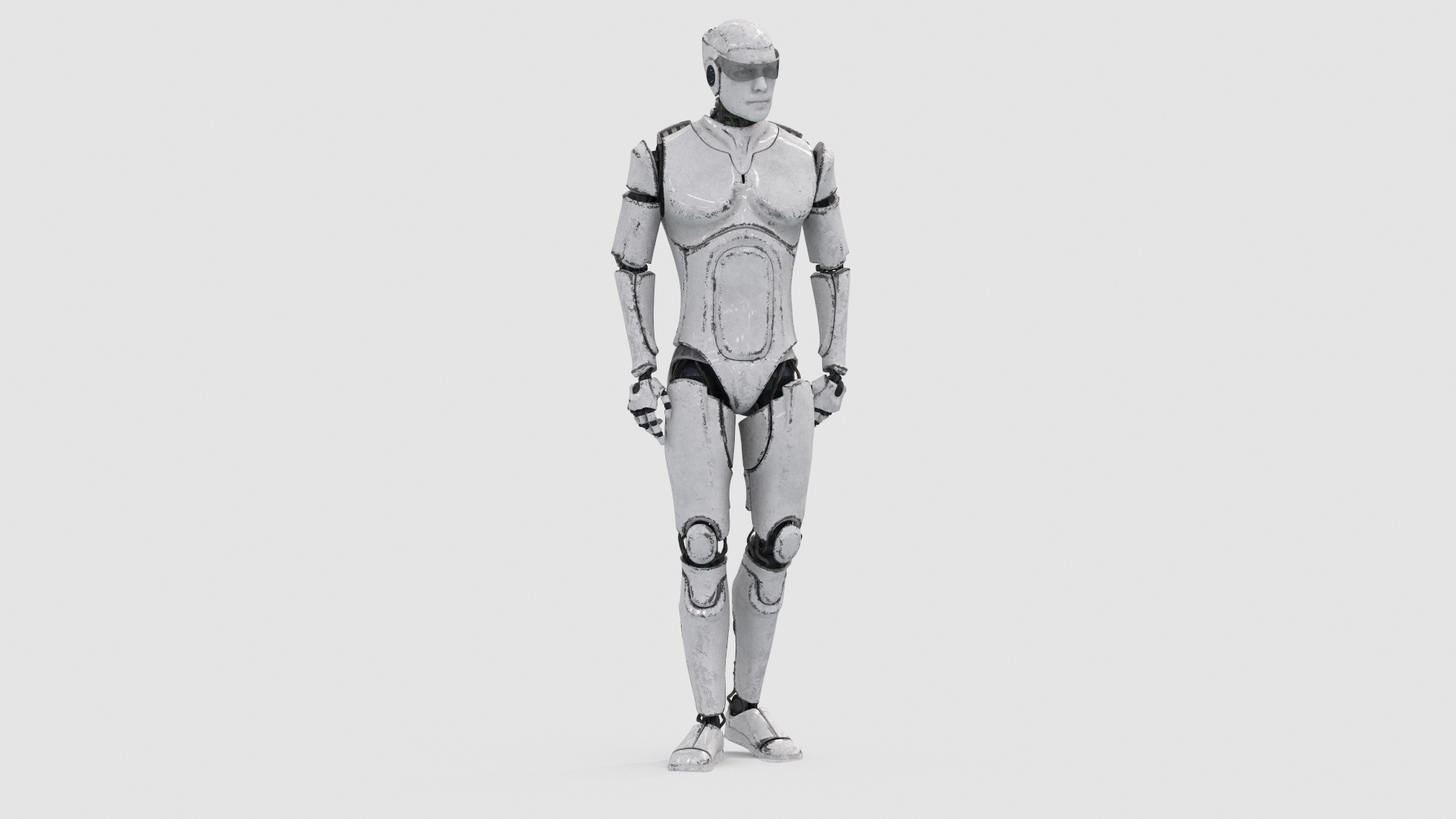 3D Male Cyborg Robot Rig - TurboSquid 2260254
