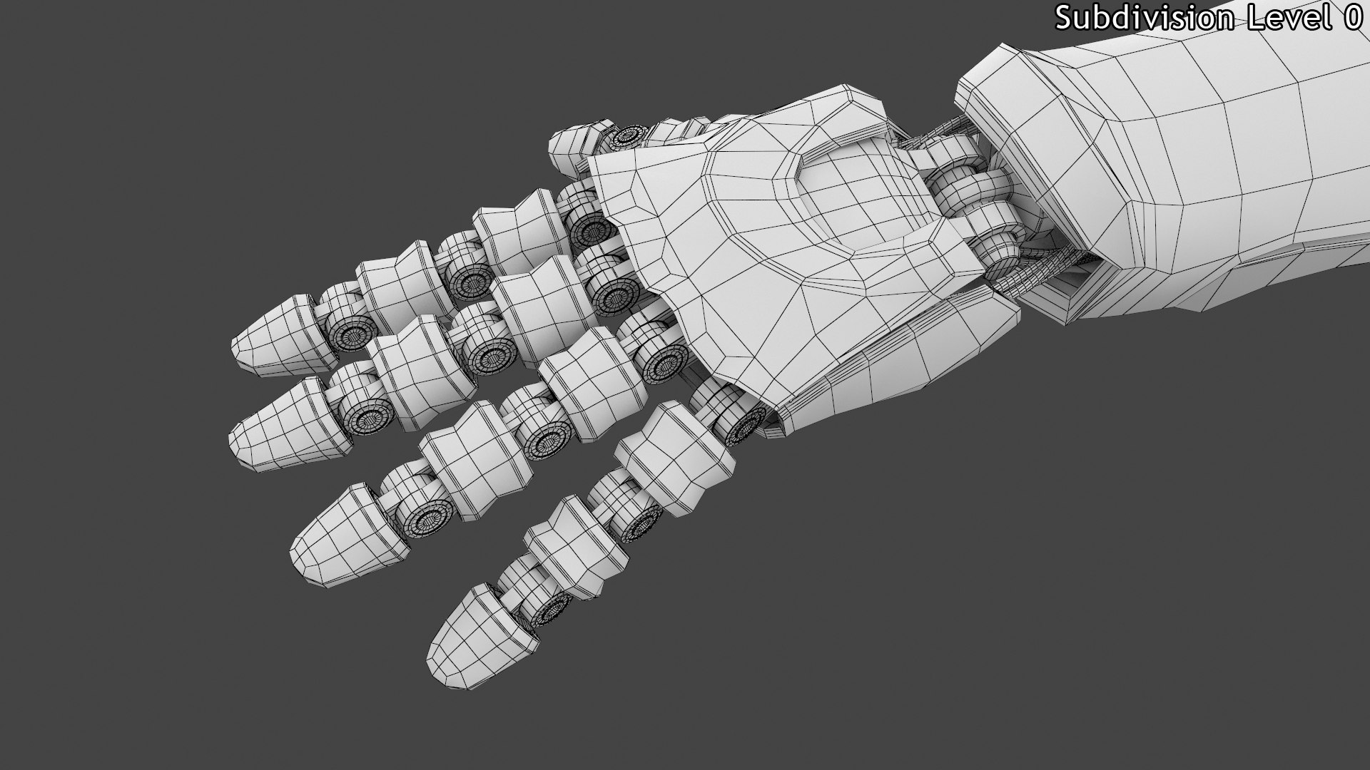 3D Male Cyborg Robot Rig - TurboSquid 2260254