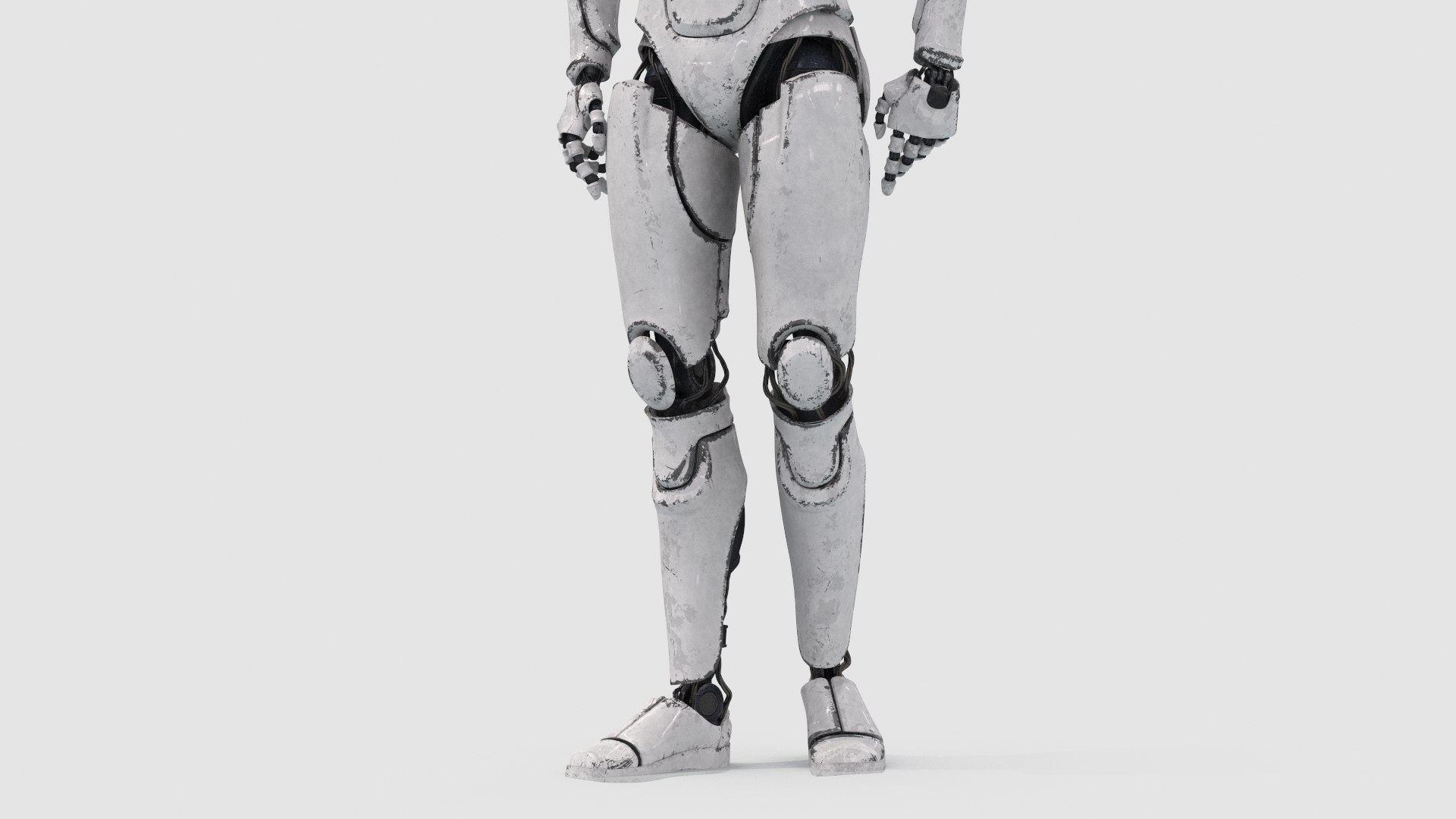 3D Male Cyborg Robot Rig - TurboSquid 2260254