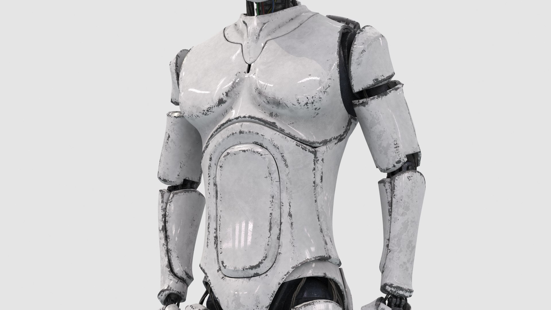 3D Male Cyborg Robot Rig - TurboSquid 2260254