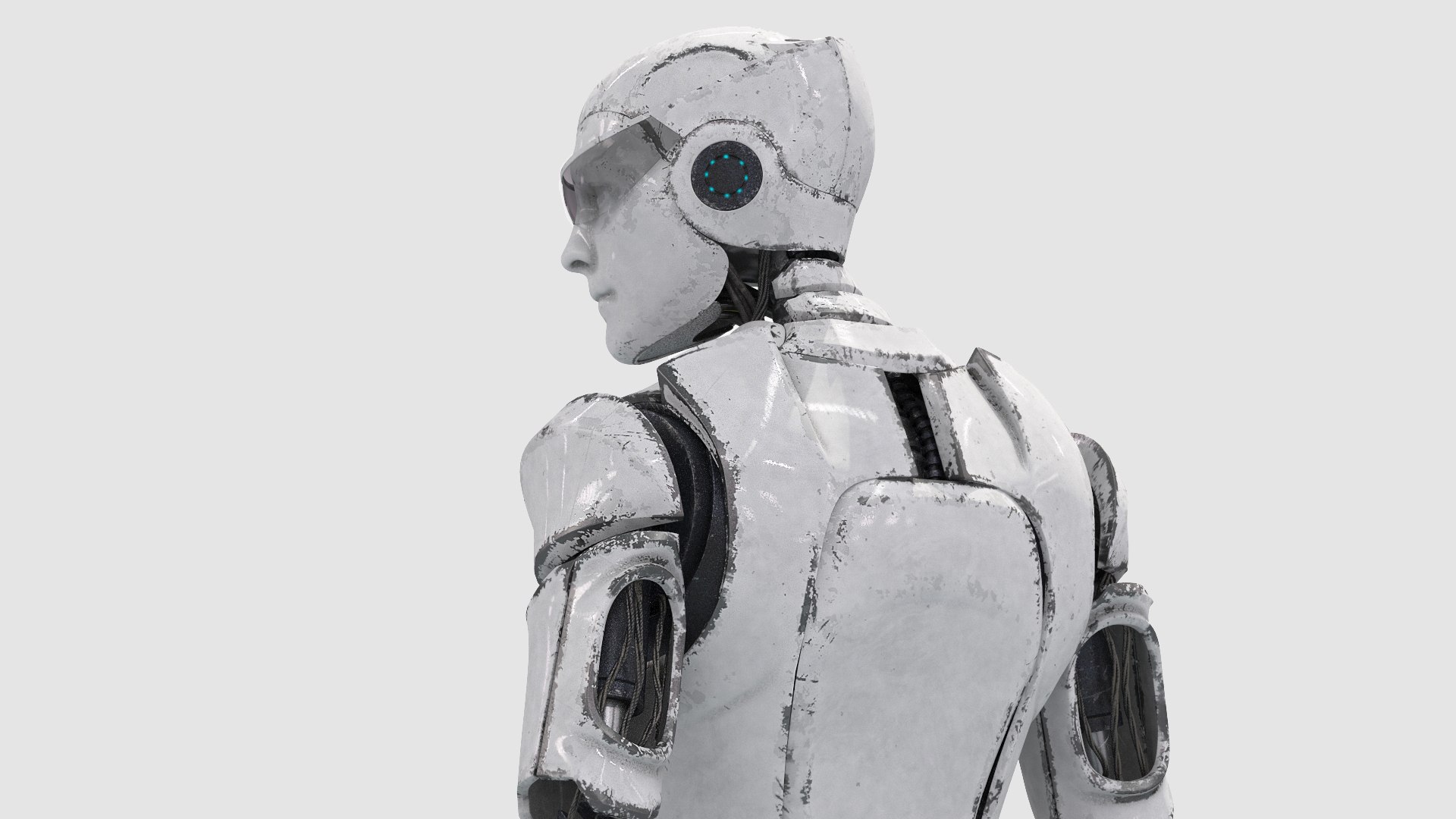 3D Male Cyborg Robot Rig - TurboSquid 2260254