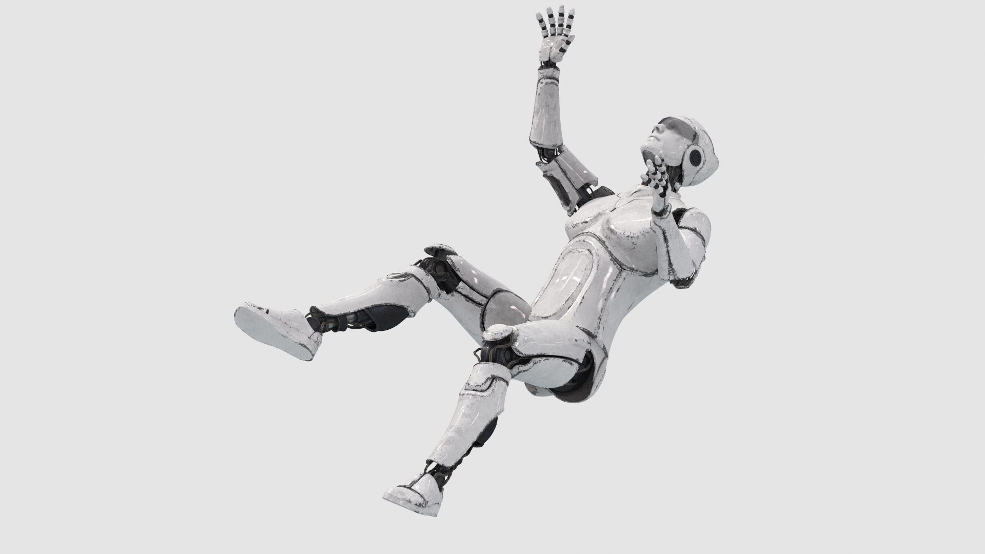 3D Male Cyborg Robot Rig - TurboSquid 2260254