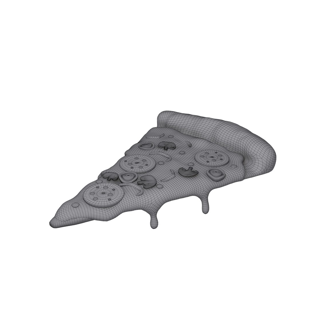 3D Pizza Slice - TurboSquid 1709921