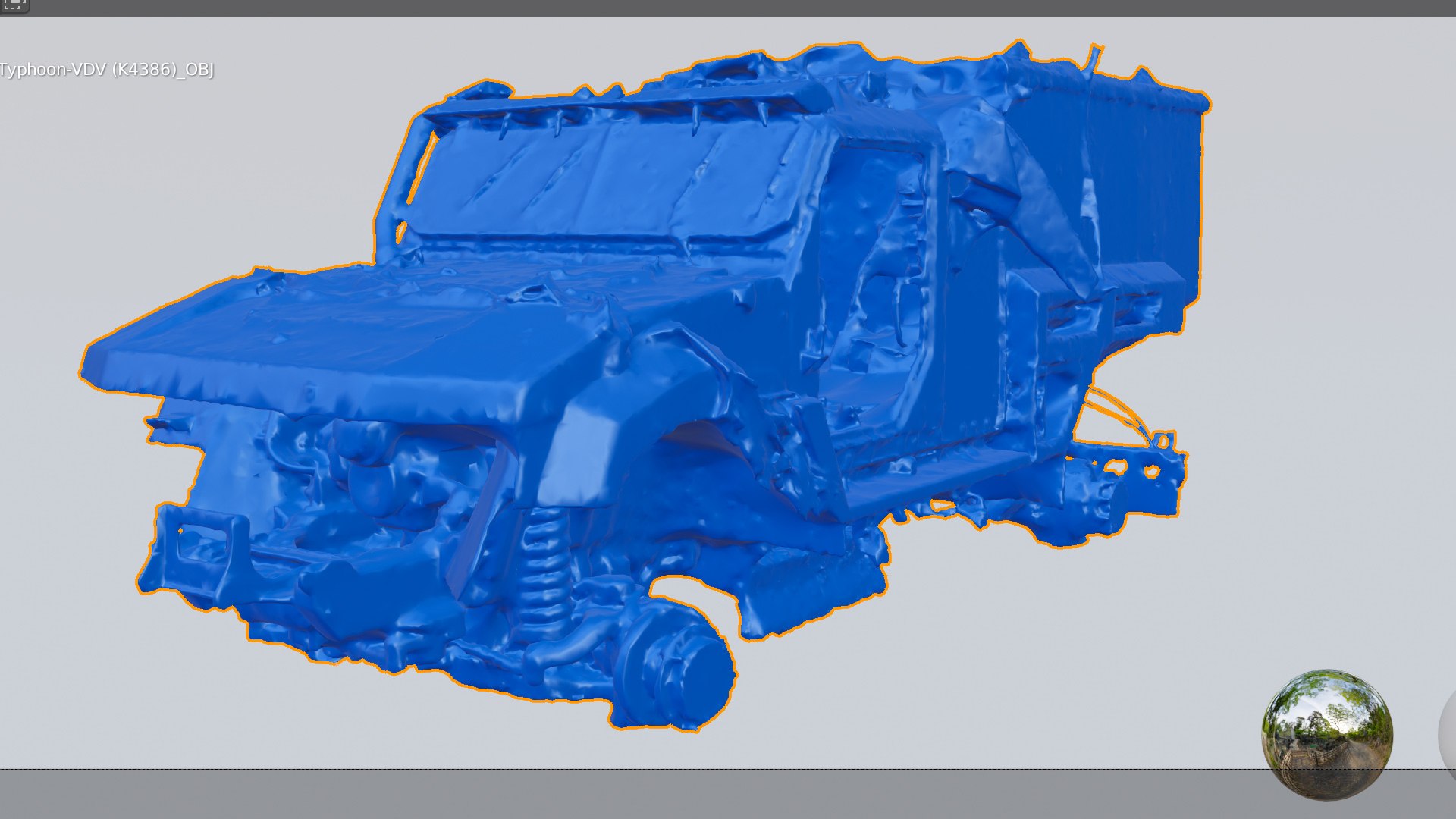 3D Model Russian K-4386 Typhoon-VDV Destroyed By Ukrainian Army ...