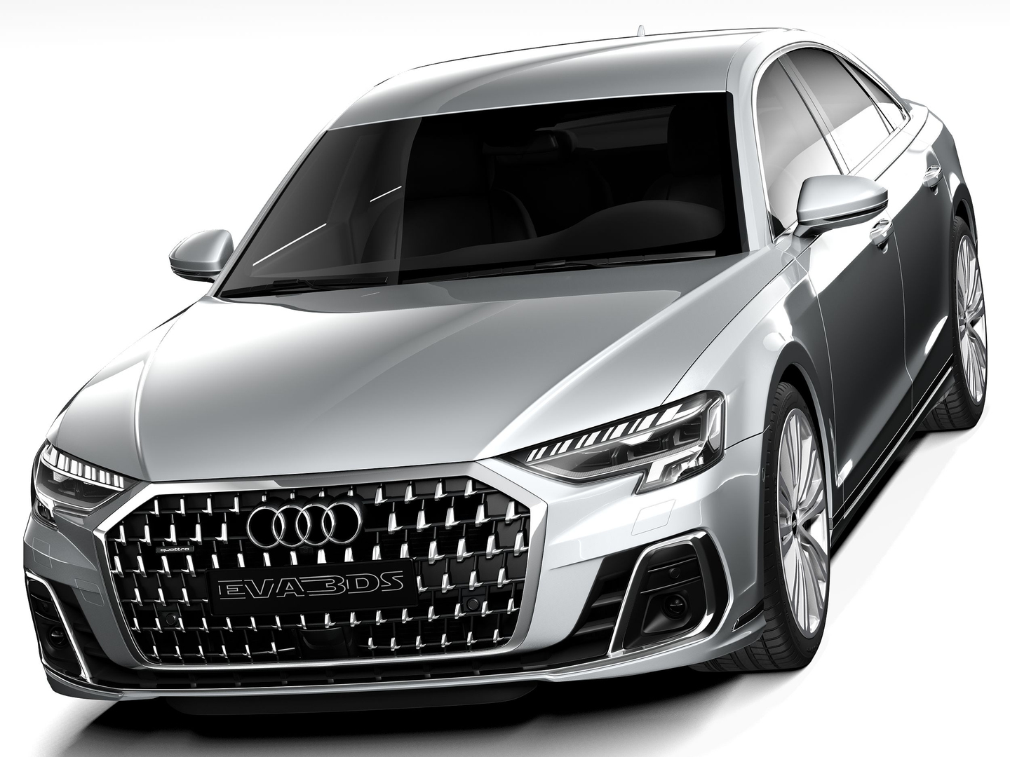 3D Audi A8 2022 - TurboSquid 1832480
