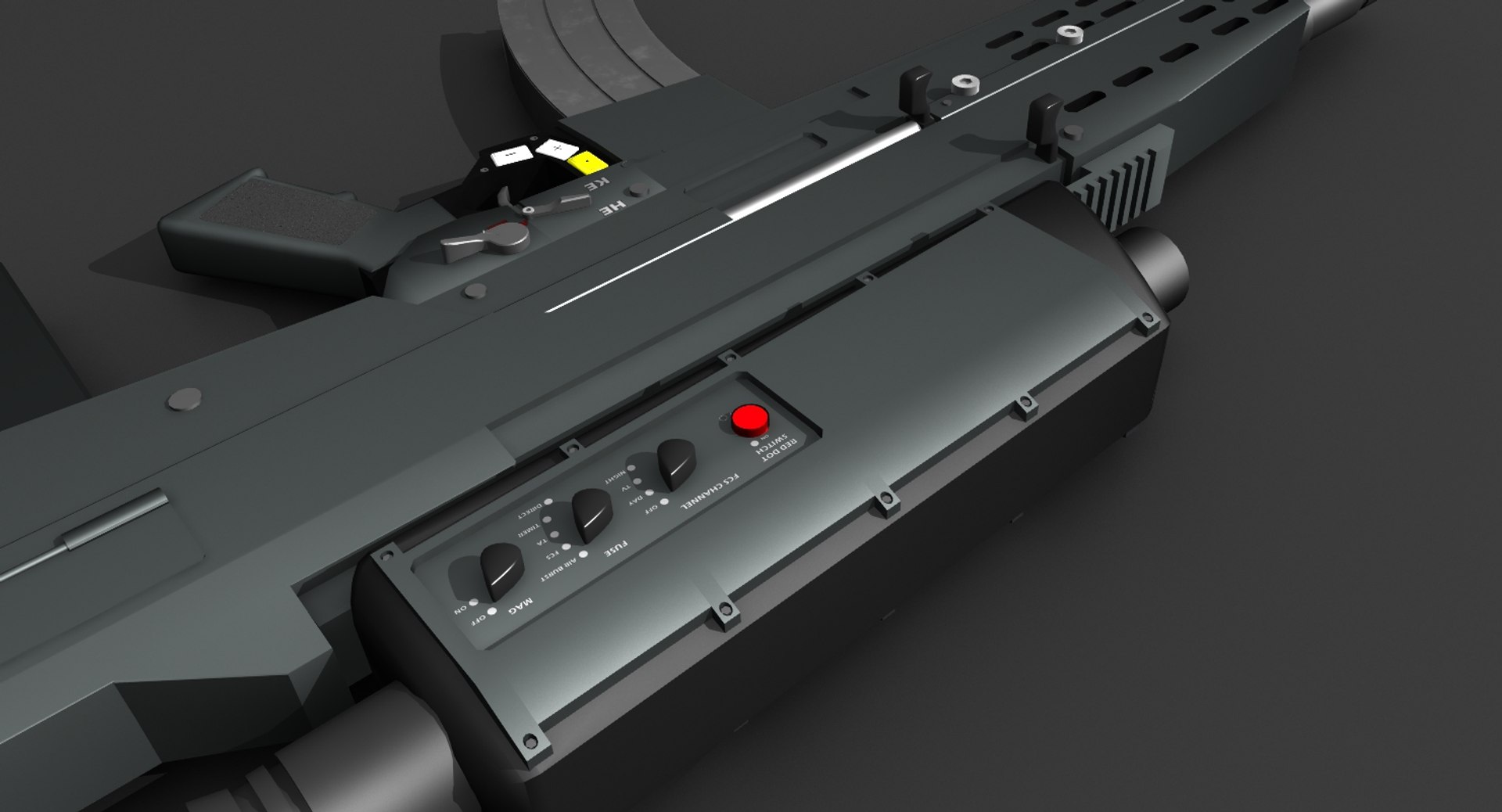 Assault Rifle 3D Model - TurboSquid 1231826