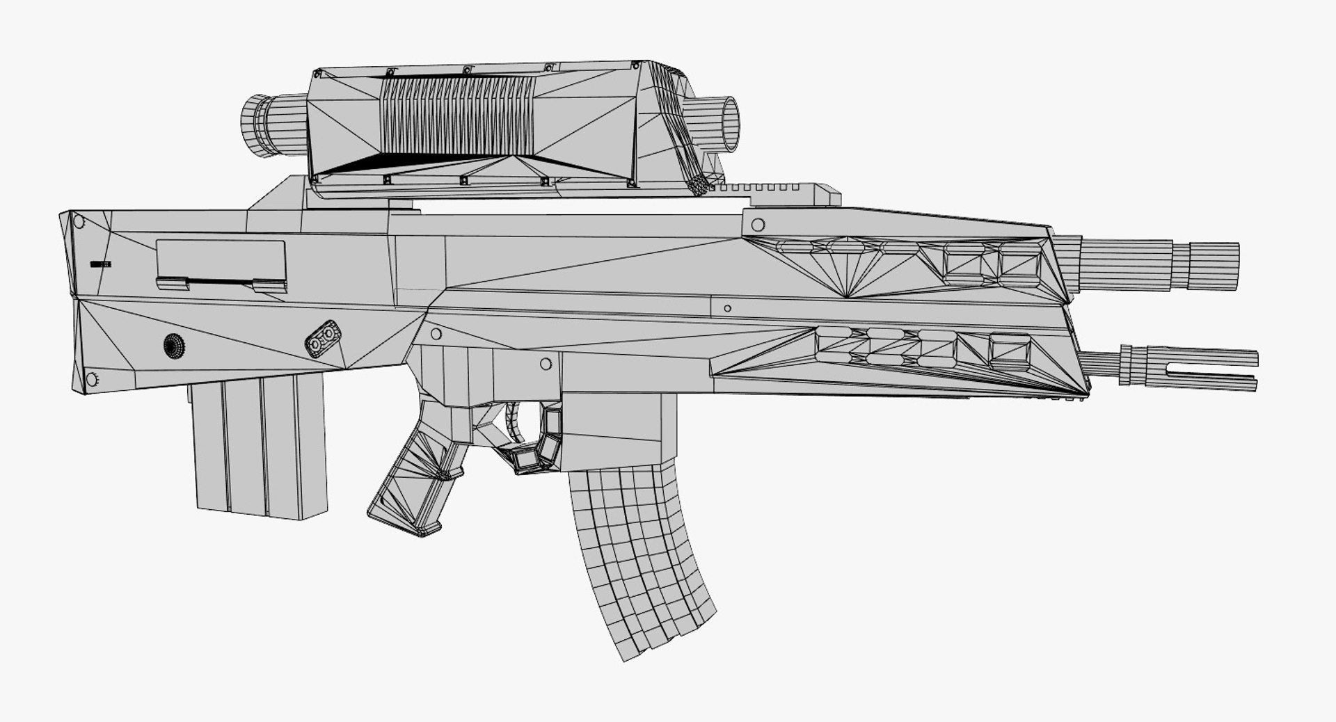 Assault Rifle 3D Model - TurboSquid 1231826