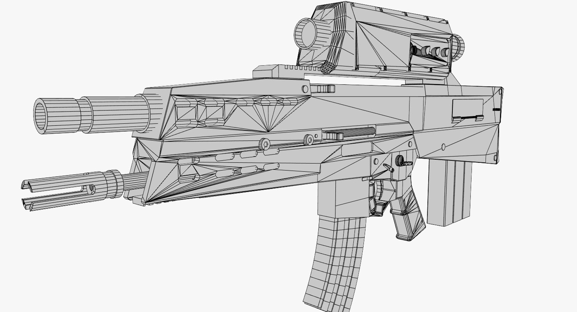 Assault Rifle 3D Model - TurboSquid 1231826