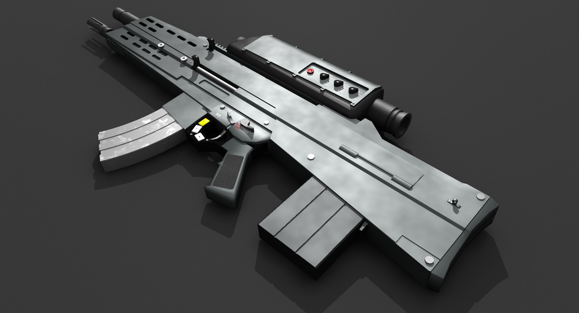 Assault Rifle 3D Model - TurboSquid 1231826
