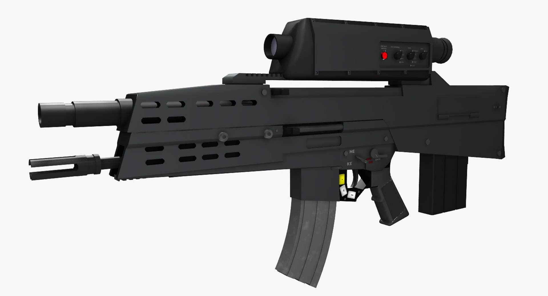 Assault Rifle 3D Model - TurboSquid 1231826