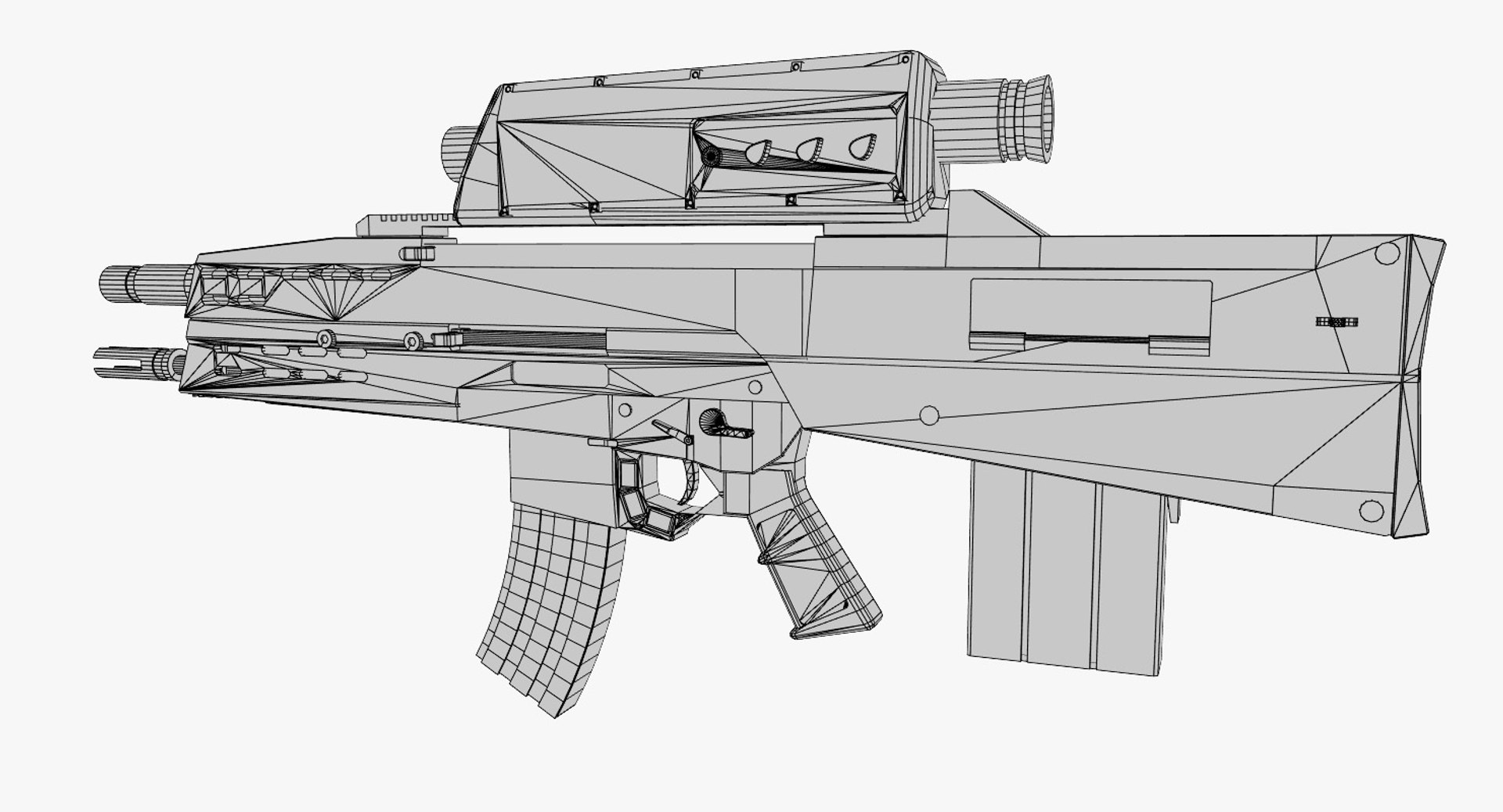 Assault Rifle 3D Model - TurboSquid 1231826
