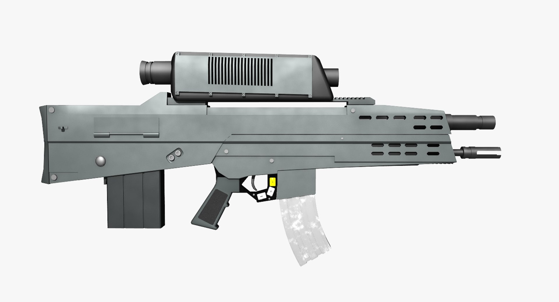 Assault Rifle 3D Model - TurboSquid 1231826