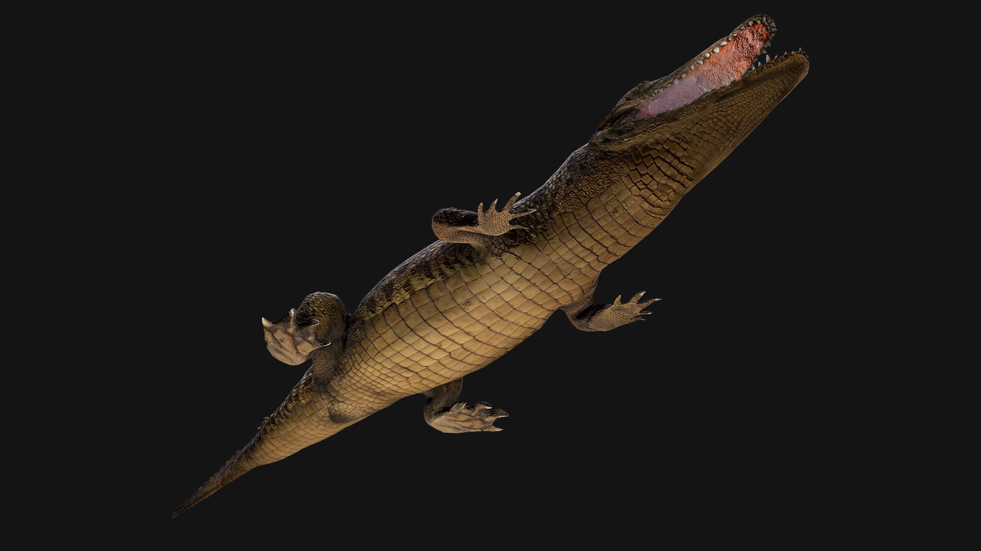 3D Model Crocodile - TurboSquid 2055445