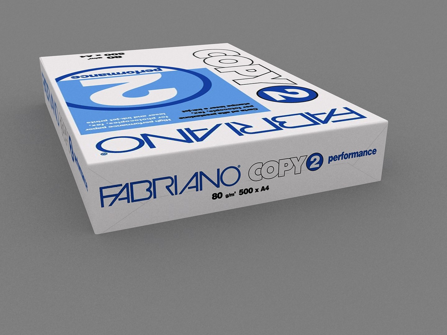 fabriano paper stack 3d model